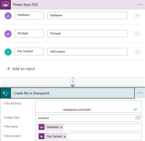 Create A Documents File In Sharepoint Location Using Power Apps