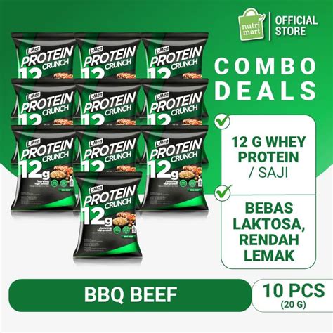 Jual 10 Days Snacks Package L Men Protein Crunch 20 G 12g Protein