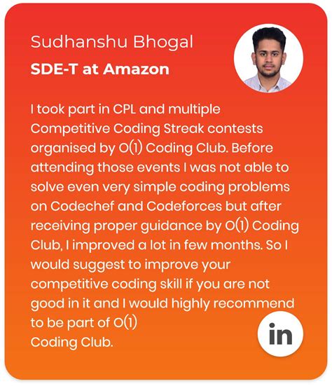 O 1 Coding Club On Linkedin Amazon Amazonjob Amazoninternship Placement Internship Jobs…