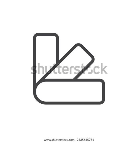Pantone Icon Thin Outline Art Symbol Stock Vector Royalty Free 2535645751 Shutterstock