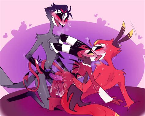 Rule 34 Blitzo Helluva Boss Blush Helluva Boss Kissing Making Out