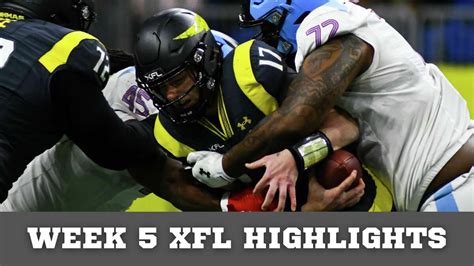 2023 Xfl Highlights Week 5 Youtube