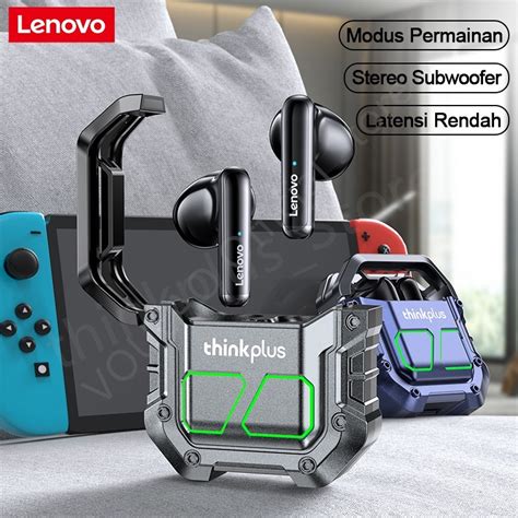 Jual Cod Lenovo Thinkplus Xt Wireless Gaming Headset Bluetooth Tws Earphone Low Latency