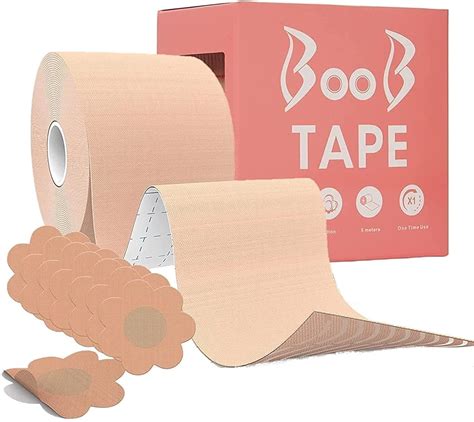 Shaula Boob Tape With 10 Nipple Pasties And 36 Fashion Tape Multipurpose
