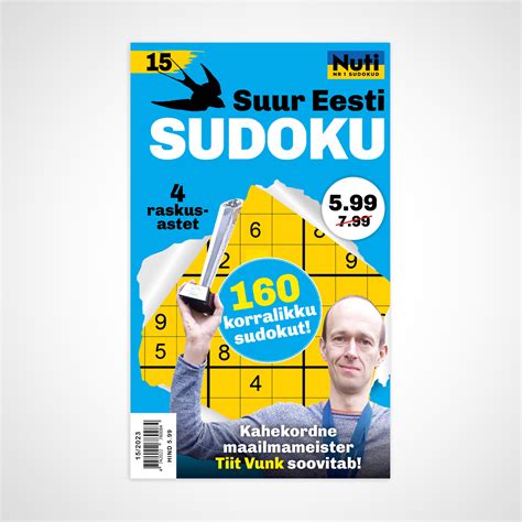 Suur Eesti Sudoku 15 Nuti Grupp Suur Eesti Sudoku 15 Nuti Grupp