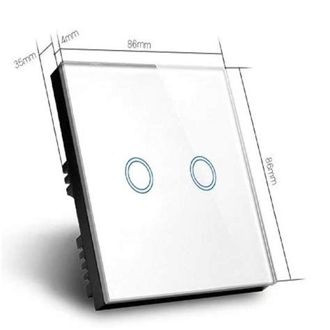 2 Gang Smart Wifi Switch Minisim Smart Homes