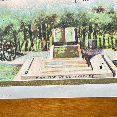 Gettysburg Address In Full Color With Lincoln And Flags — Archival Pri The History List