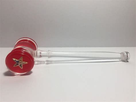 Eastern Star Lucite Gavel Masonic Fraternal Hazel Davis Worthy Matron 1964 65 1835729402