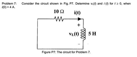 solved problem 7 consider the circuit shown in fig p7 determine v