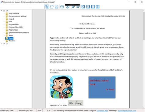 Document Net DOCX RTF PDF Viewer In C And NET