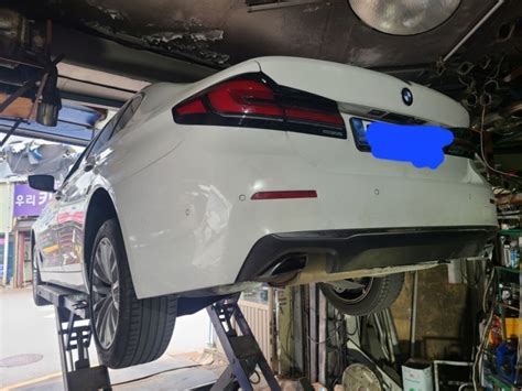 서울 동대문구 장안동 Bmw520d G30 배기 마후라수리 마후라 머플러 소음기 수입차 용접 알곤용접 장안평 장한평 마후라전문점 세신마후라 네이버 블로그