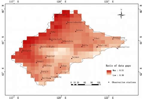 spatial distribution of ratio of esa cci sm data gaps during 2013