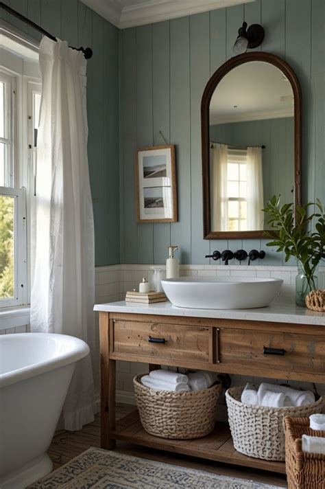 Coastal Farmhouse Bathroom Ideas With A Modern Twist Modern Costal
