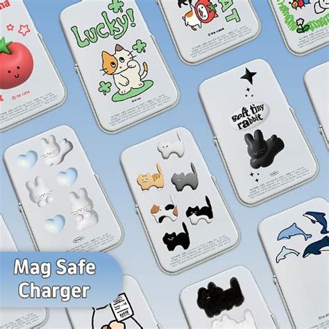 이레케이스앤굿즈 캐릭터 모음 15w 고속 맥세이프 거치 보조배터리 10000mah