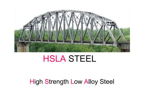 Hsla Steel Ppt Free Download