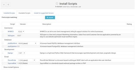 How To Install Scripts In Virtualmin Hostwinds