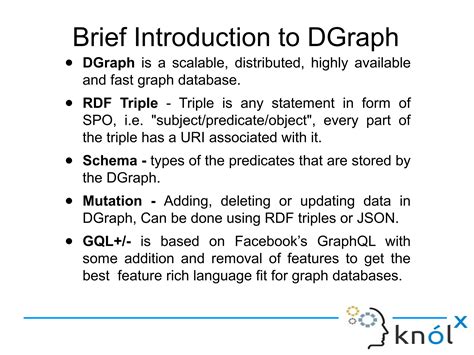 Dgraph Introduction To Basics And Quick Start Wratel Odp Databases Computer Software And