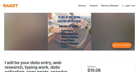 I Will Be Your Data Entry Web Research Typing Work Data Collection