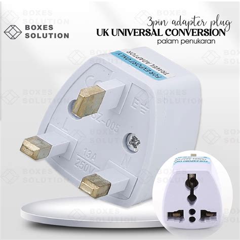 VBS Malaysia China British Europe Universal Travel 3 Pin Adapter Plug Converter Adaptor 2 Pin