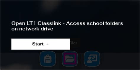 Open Lt1 Classlink Access School Folders On Network Drive