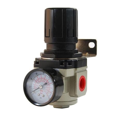 Primefit 12 In Large Bodyhi Flow Air Regulator With Gauge R1203g