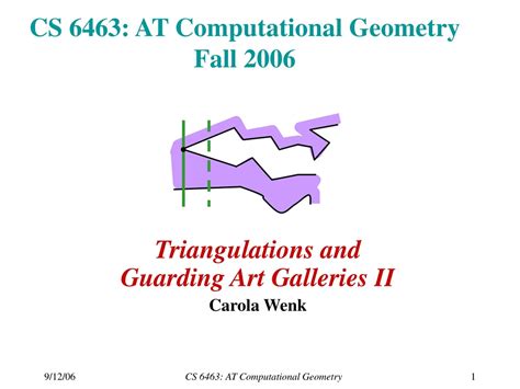 ppt cs 6463 at computational geometry fall 2006 powerpoint