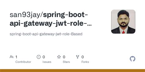 Github San93jayspring Boot Api Gateway Jwt Role Based Spring Boot