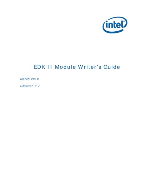 edk ii module writer s guide 0 7 pdf library computing class
