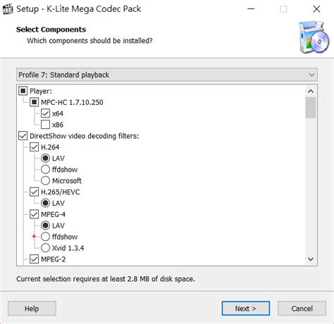 下載 K Lite Mega Codec Pack Full 14 1，免費萬用影音解碼包