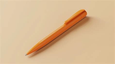 A Sharp Pen With A Black Tip Is On A Table Premium Ai Generated Image