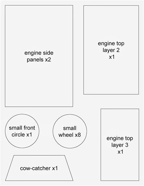Train Pattern Gingerbread Train Template Printable Free Printable