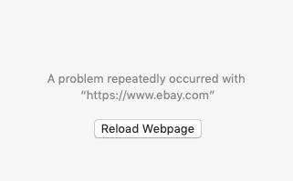 How To Solve This Page Was Reloaded Because Of A Problem In Safari With MacOS Mojave By