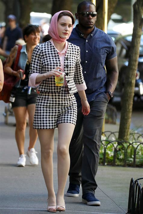 Rachel Brosnahan On The Set Of The Marvelous Mrs Maisel In New York