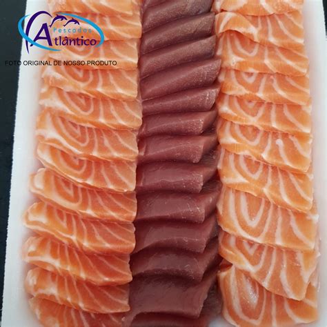 Sashimi De Atum Pescados Atlântico A Maior Peixaria Da Zona Leste