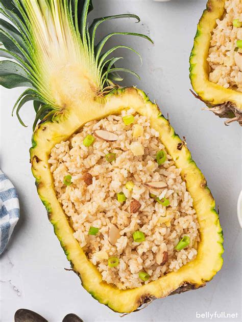 Pineapple Coconut Rice Recipe Belly Full
