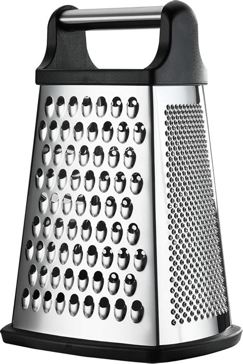 Professional Cheese Grater Stainless Steel Xl Size 4 Sides Perfect Box Grater