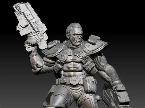 🔫 未来装甲战士 双武器 3d 打印模型・文件用于 免费 Obj 三维打印・cults