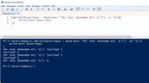 PowerShell Schleifen For Foreach While Do Until Itnator Net