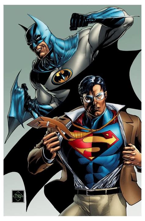 Batman And Superman By Ethan Van Sciver Dc Comics Art Dc Comics