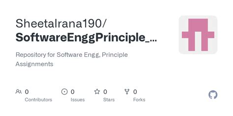 Github Sheetalrana190softwareenggprincipleassignments Repository For Software Engg