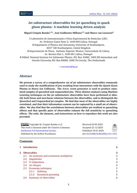 pdf jet substructure observables for jet quenching in quark gluon