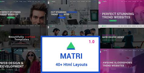 matri responsive multipurpose html5 website template marc browne
