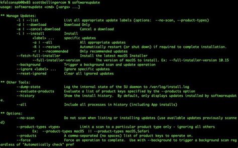 Mac App Store Command Line Interface Scott