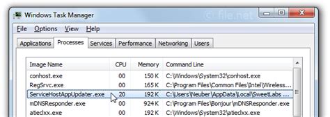 servicehostappupdater exe windows process what is it
