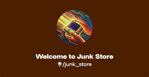Welcome To Junk Store Facebook Linktree
