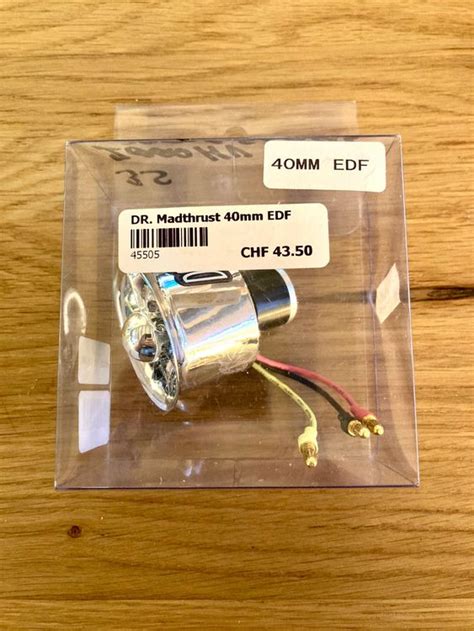 Dr Mad Thrust 40mm 8 Lame Edf Electroplated Version 7000kv Neu Und