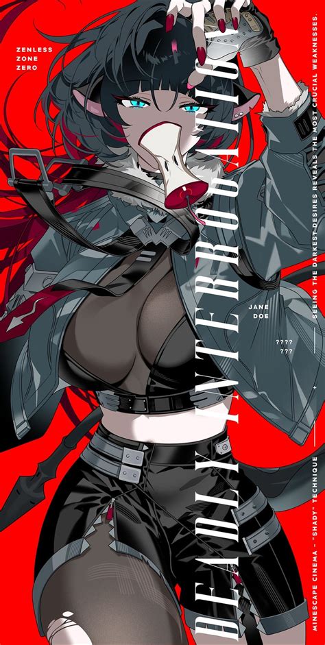 Jane Doe Zenless Zone Zero Drawn By Mzet Danbooru