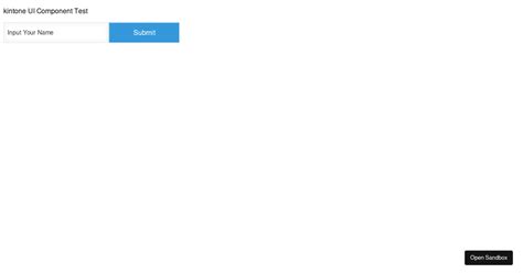 kintone ui component examples codesandbox