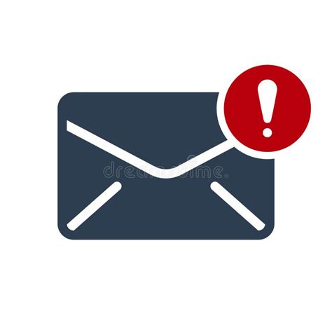 Envelope Icon Multimedia Icon With Exclamation Mark Envelope Icon And Alert Error Alarm