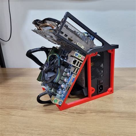 archivo stl cpu motherboard support cpu y gpu mining rig frame 🖼️